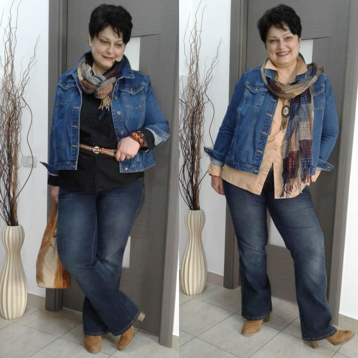 Cum să porţi geaca de blugi - Maxine Over 50